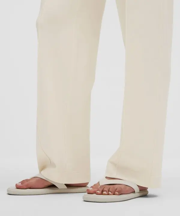 Lululemon Softstreme Pintuck Mid-Rise Pant - Light Ivory